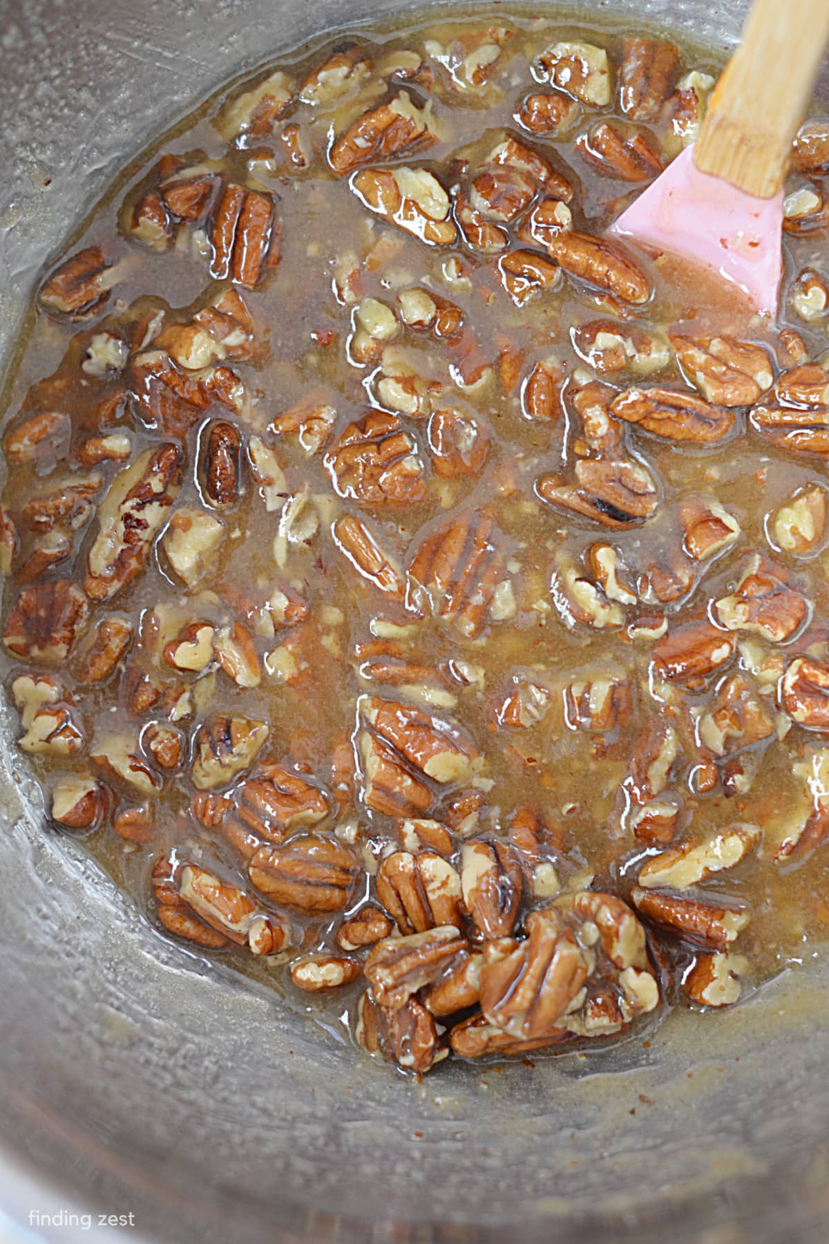 Pecan Upside Down Cake (Bundt Cake Recipe) - Finding Zest