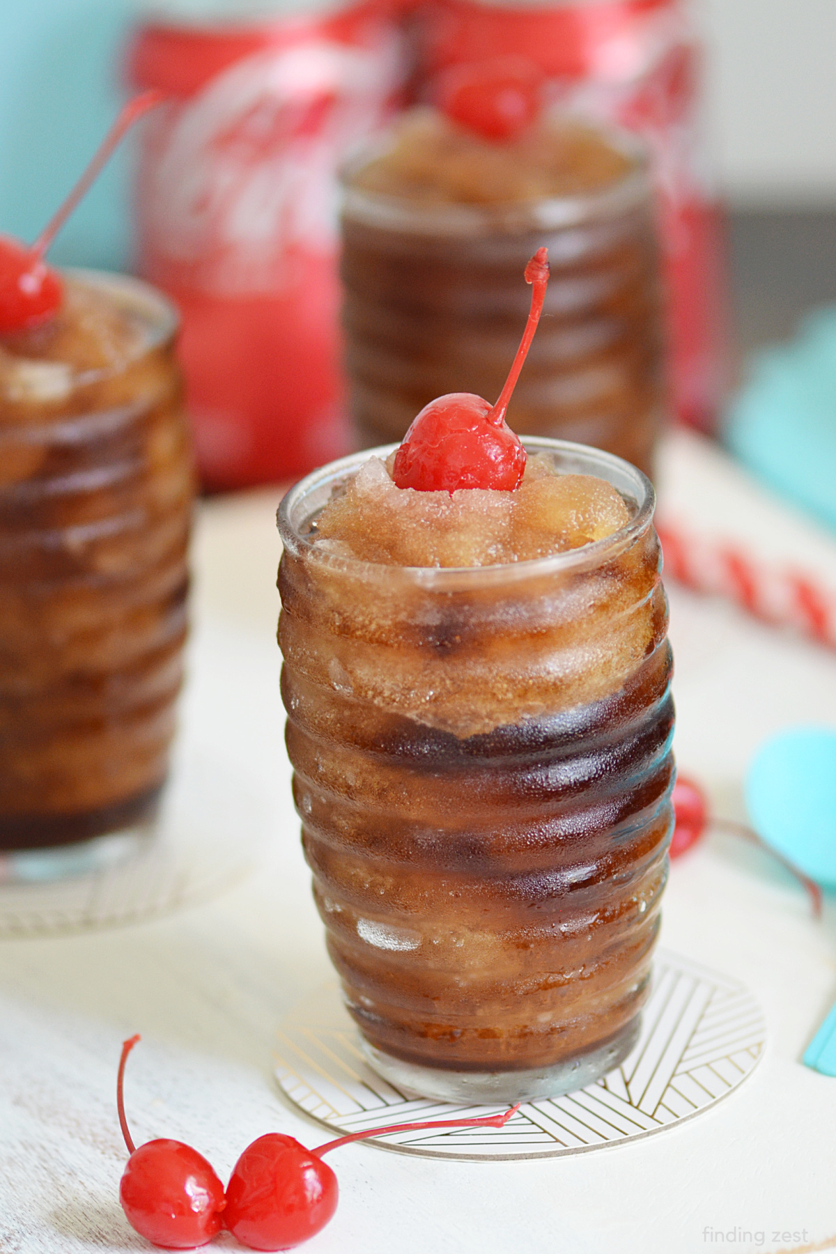 Frozen Coke (Coke Slushie) - Finding Zest