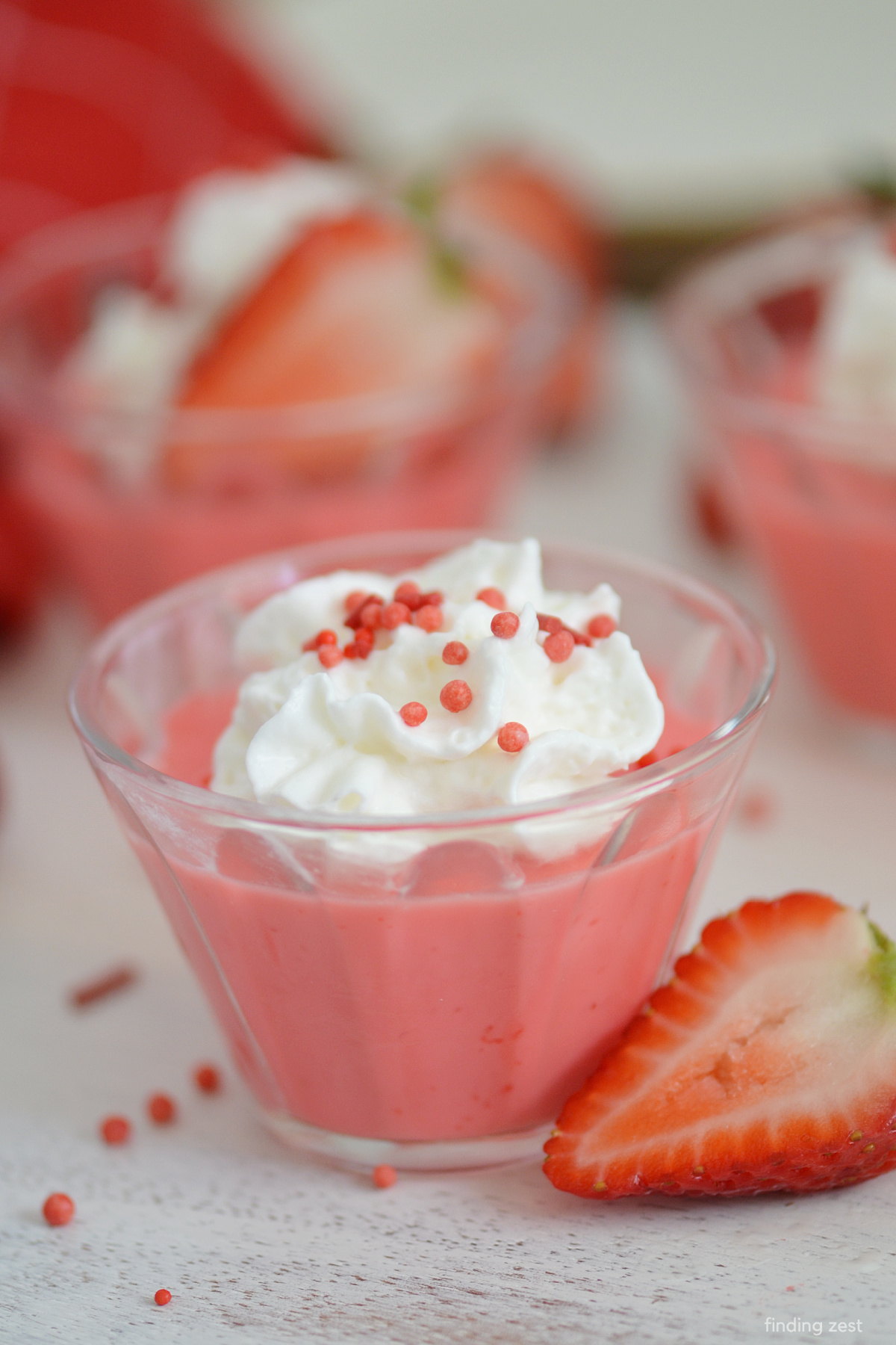 Easy Strawberry Greek Yogurt Jello Recipe - Finding Zest
