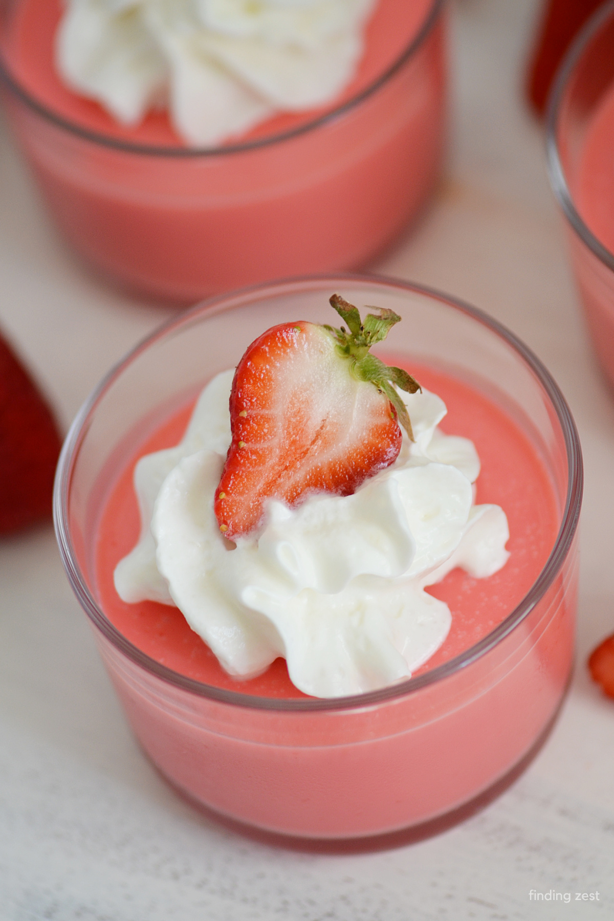 Easy Strawberry Greek Yogurt Jello Recipe - Finding Zest